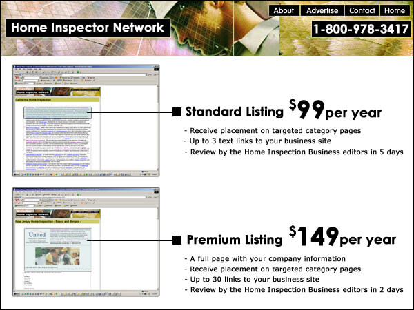 Ad Sample - Home Inspection Business